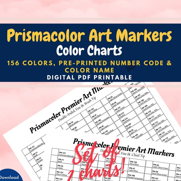 Prismacolor Markers - Etsy