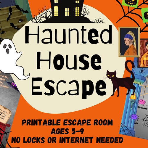 Printable Escape Room. Haunted Graveyard Adventure Game for - Etsy
