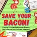 Escape Room Game. Funny Bacon Adventure Printable Party Game for Adults ...