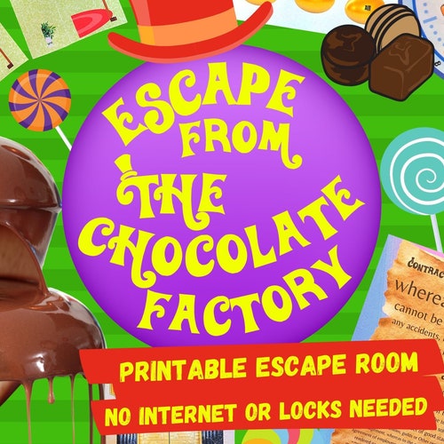 Escape Room for Kids DIY Printable Game Trapped in Game | Etsy