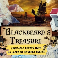 Escape Room for Kids | Printable Escape Room | Pirate Treasure Hunt ...