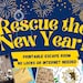 New Years Escape Room Game. Adventure Party Game Printable for - Etsy