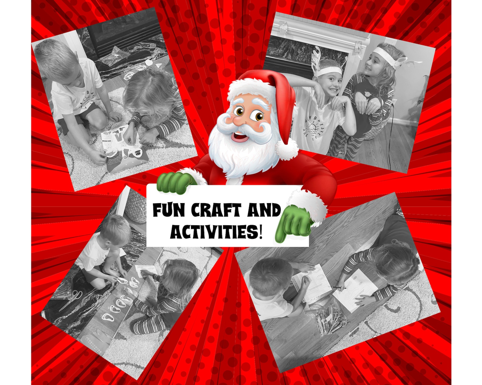 Kids Escape Room Game Reindeer Printable Party Game for Kids - Etsy