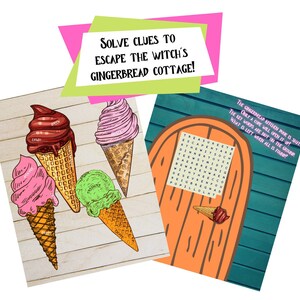 Escape Room | Sweet Escape From the Witch's Cottage Game | Printable ...