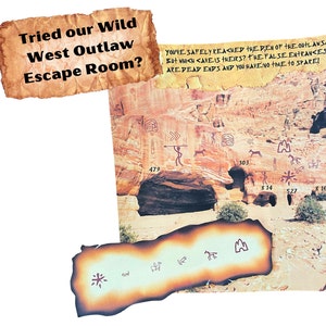 Wild West Escape Room Game. Outlaw Adventure Printable Party Game for ...