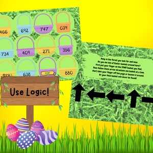 Easter Bunny Rescue Escape Room Game | Printable Party Adventure Game ...