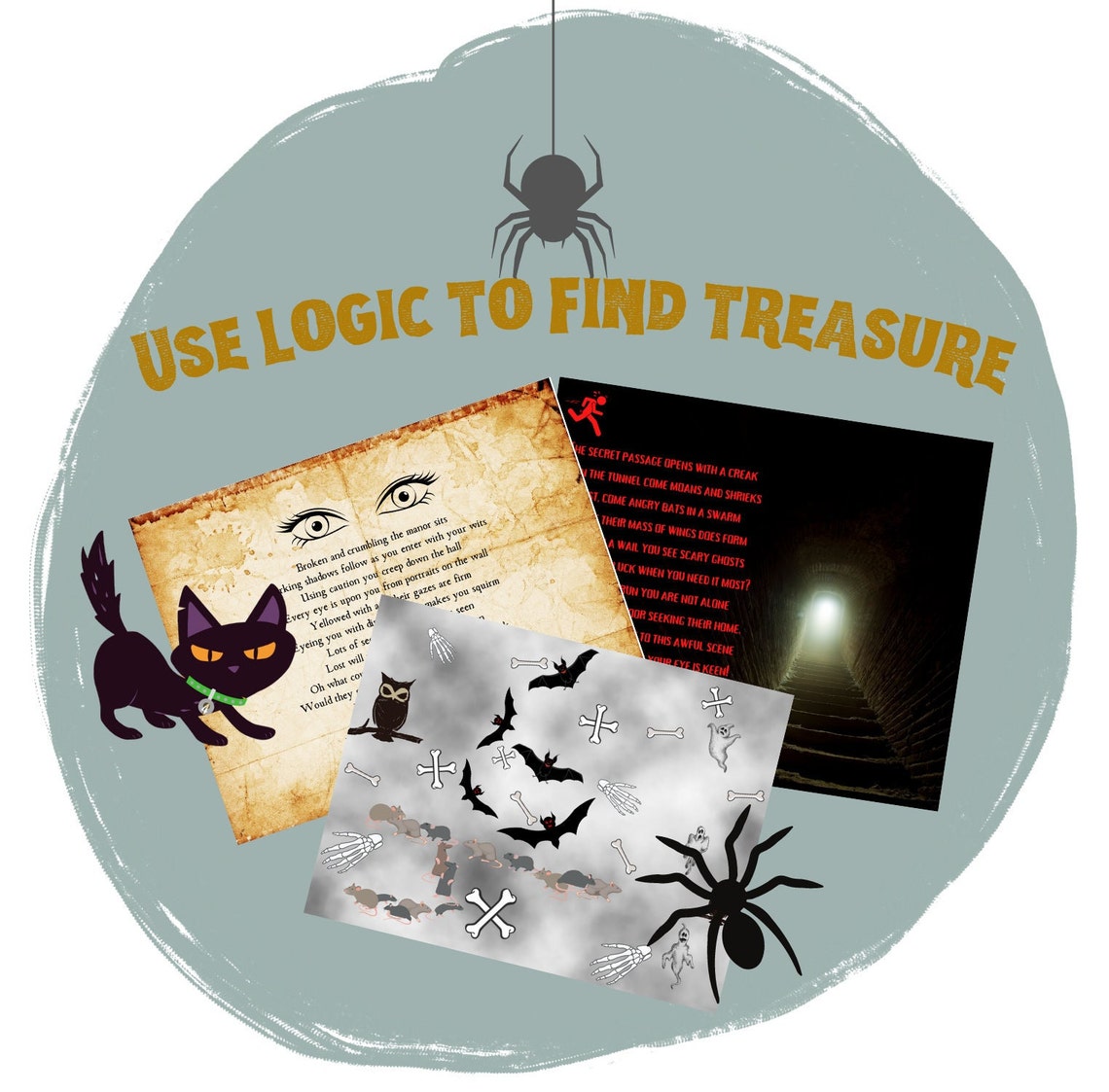 Escape Room Game. Mystery Manor Printable Adventure for | Etsy UK