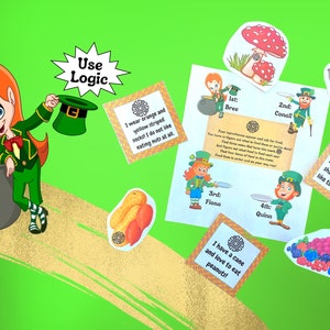 St Patrick's Day Leprechaun Kids Escape Room | Printable Adventure Game ...