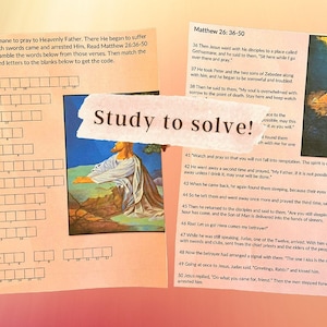 Easter Escape Room Game. Bible Kids and Family Printable Party Game for ...