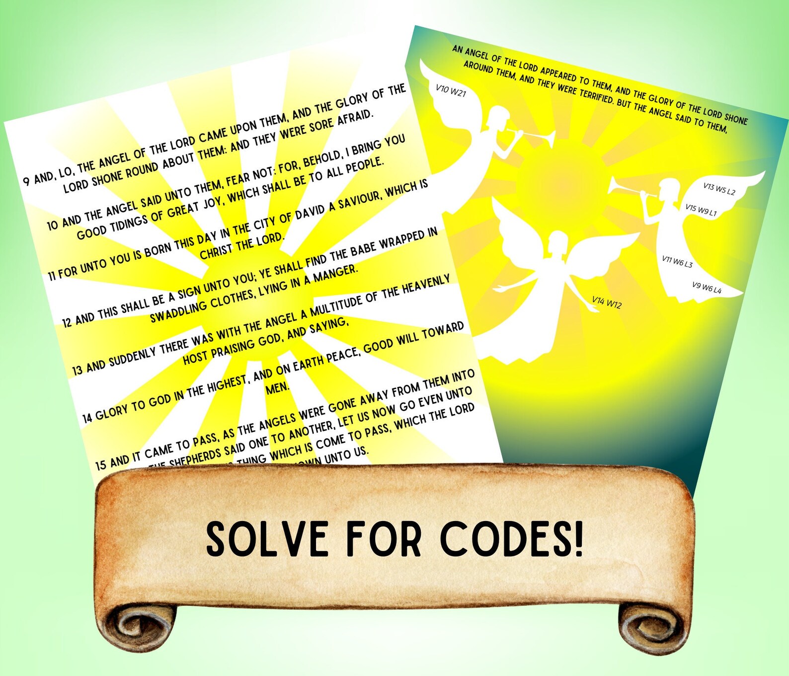 Christmas Bible Escape Room Game | Journey to Bethlehem for Kids and ...