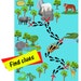 Kids Party Game Escape Room. Curious Escape at the Zoo Adventure ...