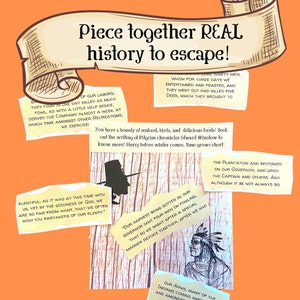 Pilgrim Escape Room Game. Printable Adventure for Kids and Families ...