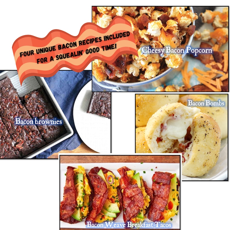 Escape Room Game. Funny Bacon Adventure Printable Party Game for Adults ...