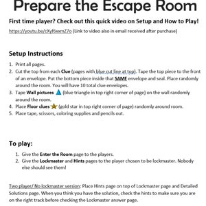 Kids Party Game Escape Room. Building Brick Adventure Printable Party ...