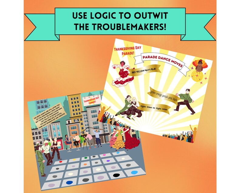 Thanksgiving Escape Room Game. Fun Printable Adventure for Kids and ...