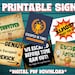 Escape Room Photo Op Printable Signs. Funny End of Escape Game Group ...