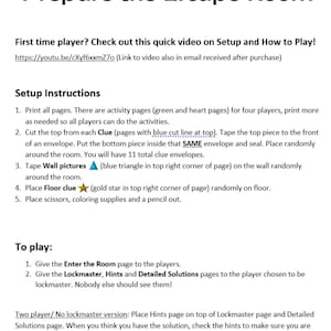 Bible Escape Room Game. Daniel in the Lions Den Kids and Family ...