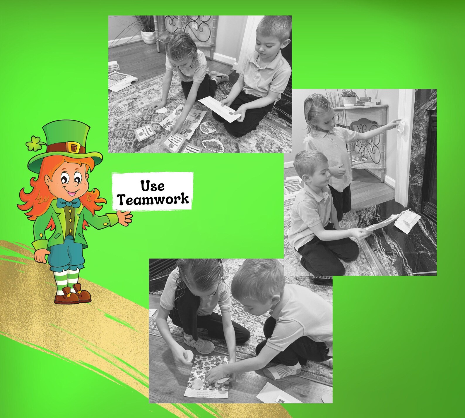 St Patrick's Day Leprechaun Kids Escape Room Printable - Etsy