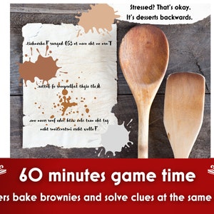 Escape Room Game. Baking Adventure Printable Party Game for Kids ...