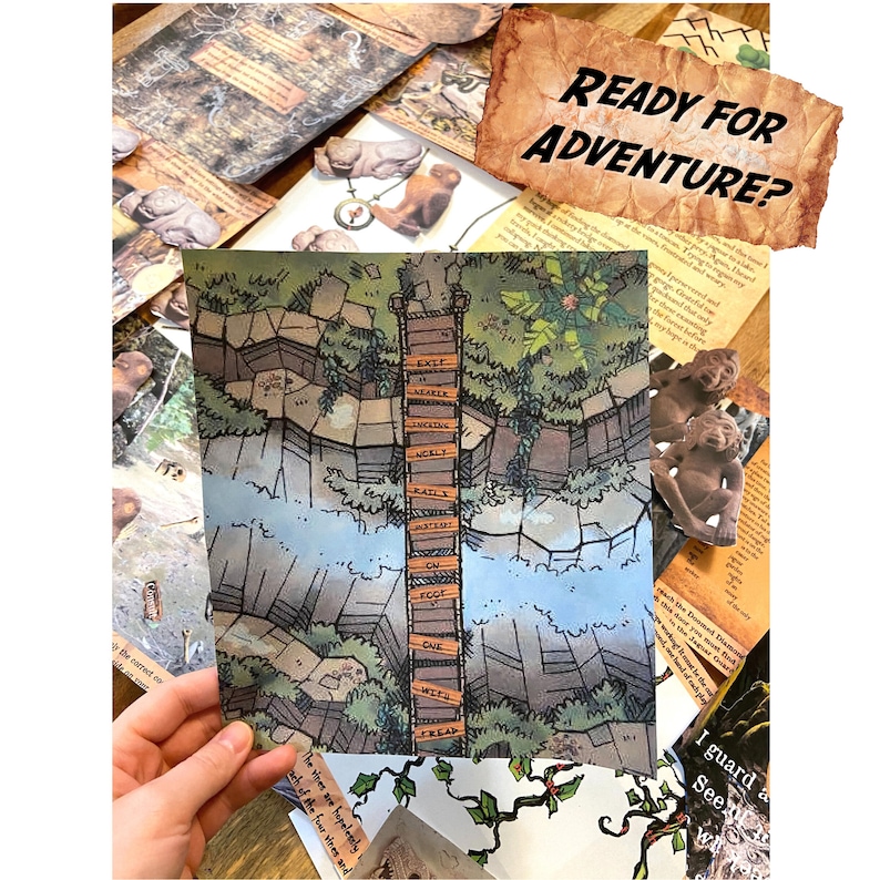 Jungle Adventure Escape Room Game. Printable Party Game in - Etsy
