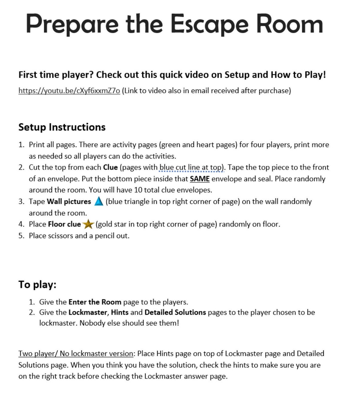 Easter Escape Room Game. Bible Kids and Family Printable Party - Etsy