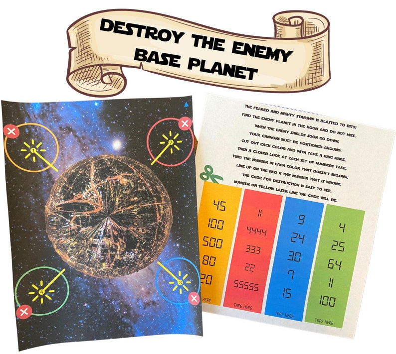 Escape Room Game. Star Ship Blaster Adventure Wars Game for Teens ...