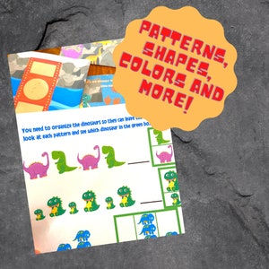 Kids Preschool Game Escape Room. Dinosaur Adventure Printable Party for ...