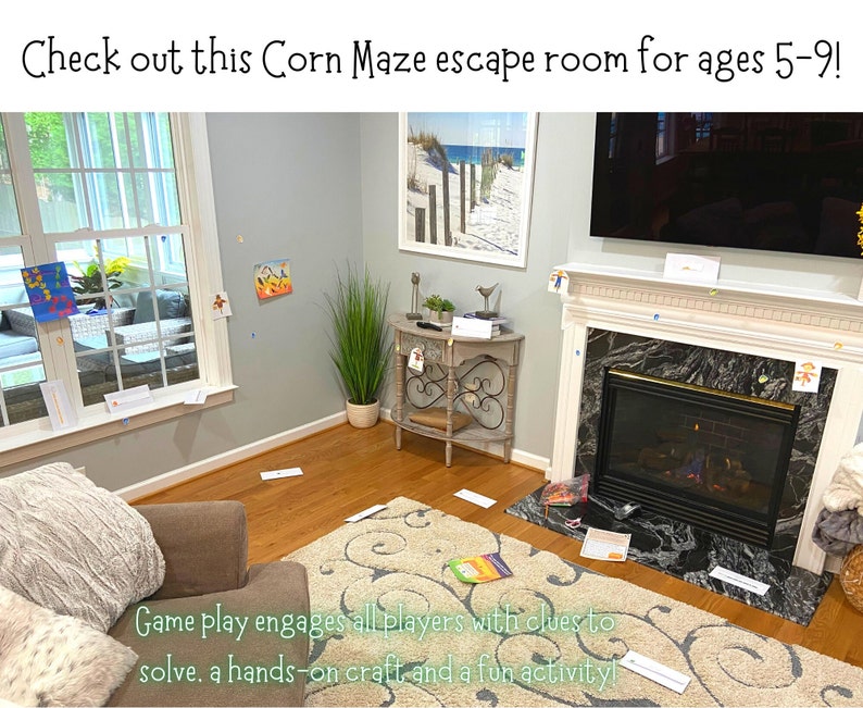 Kids Escape Room | Corn Maze Party Game | Fun Kids Escape Room Kit ...