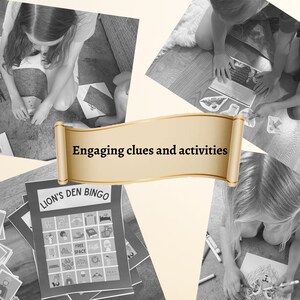 Bible Escape Room Game. Daniel in the Lions Den Kids and Family ...