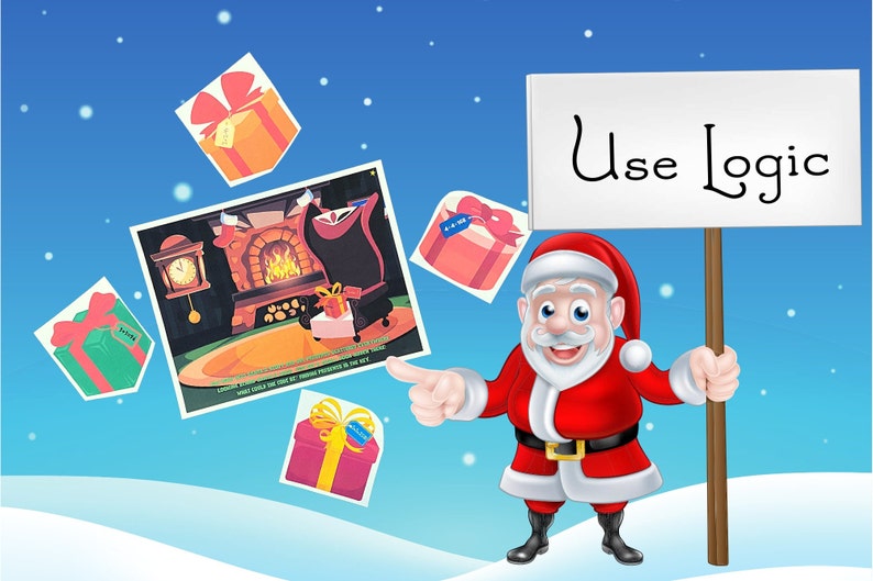 Save Santa Escape Room Game. Christmas Printable Party for - Etsy