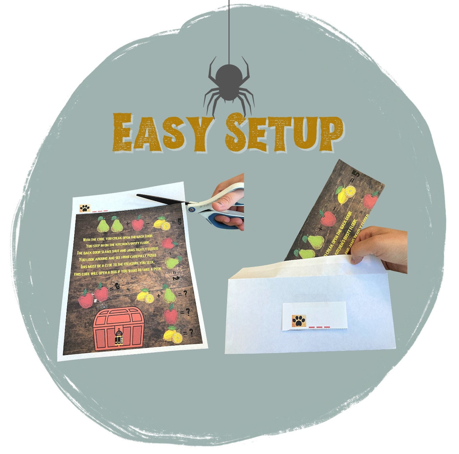 Escape Room Game. Mystery Manor Printable Adventure for Adults, Teens ...