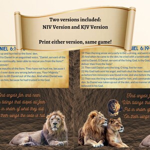 Bible Escape Room Game. Daniel in the Lions Den Kids and Family ...