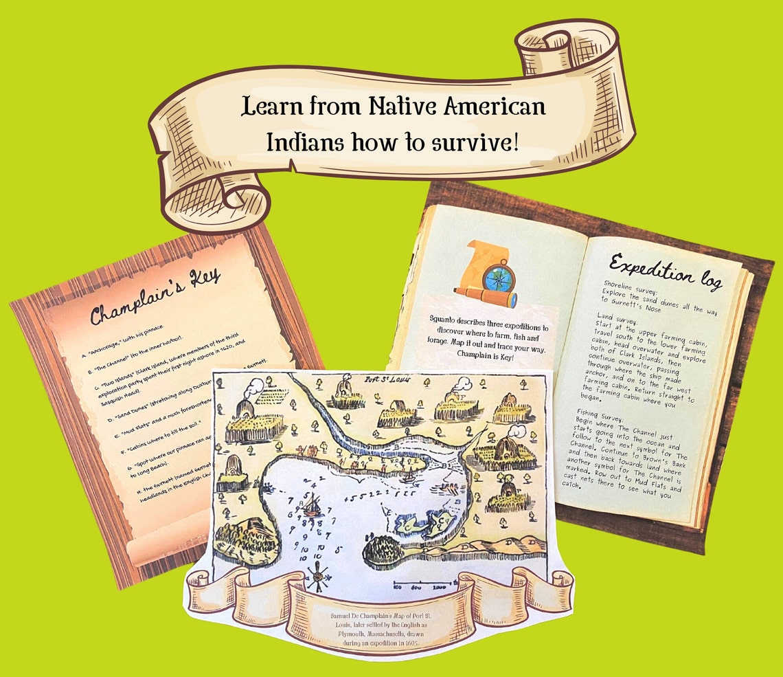 Pilgrim Escape Room Game. Printable Adventure for Kids and Families ...