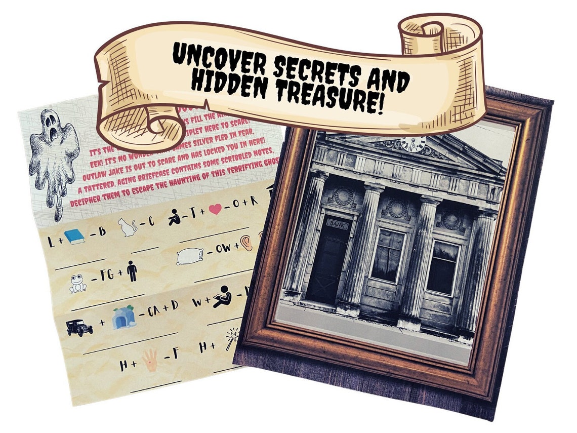 Escape Room Game. Mansion of Secrets Adventure Game for - Etsy