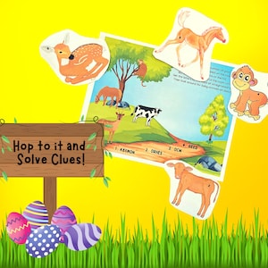 Easter Bunny Rescue Escape Room Game | Printable Party Adventure Game ...