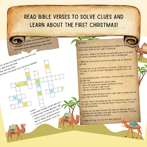 Christmas Bible Escape Room Game | Journey to Bethlehem for Kids and ...