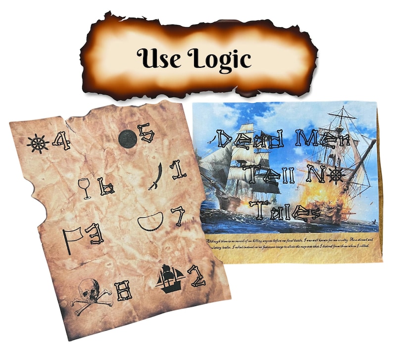 Pirate Escape Room Game. Treasure Adventure Printable Party - Etsy