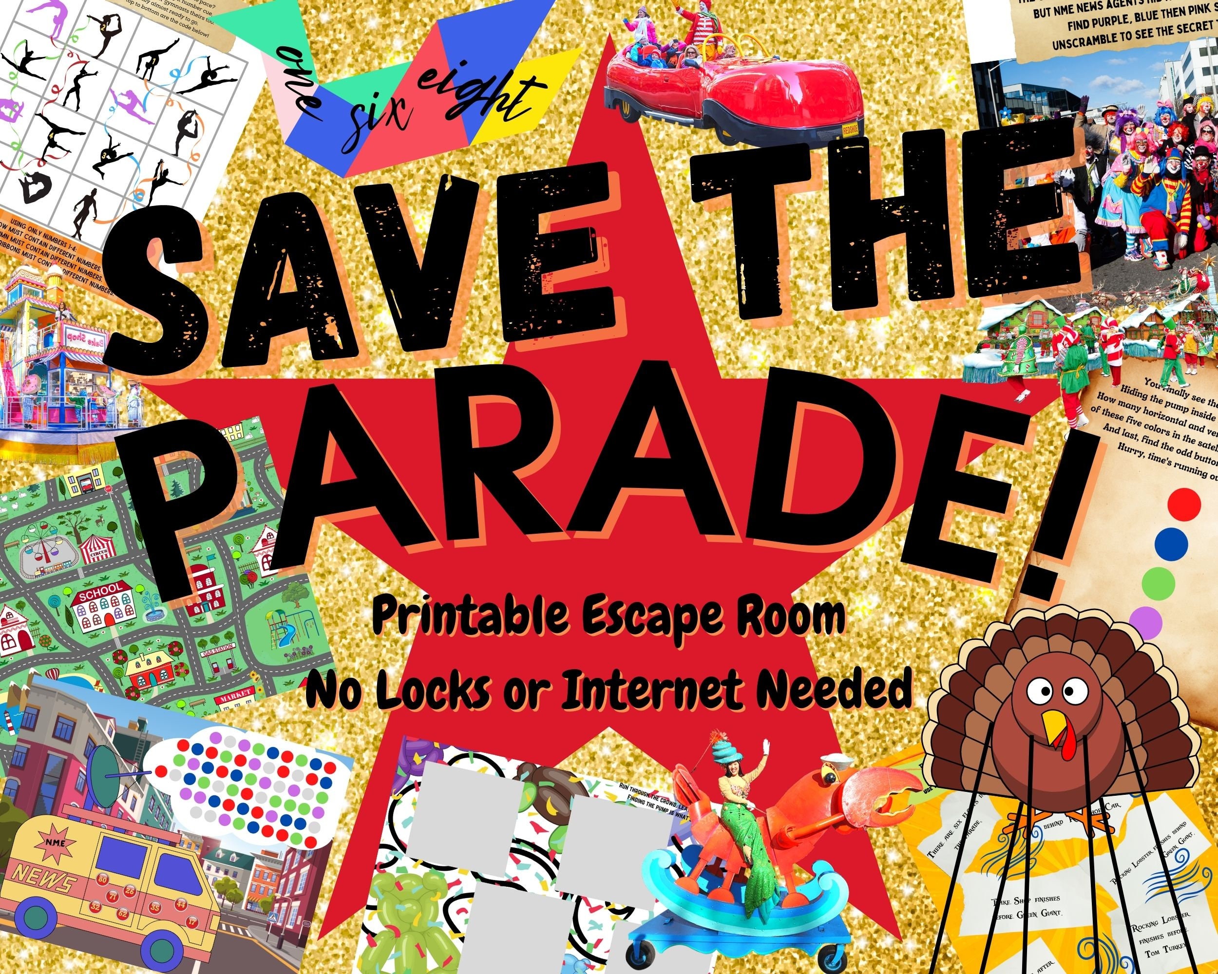 Thanksgiving Escape Room Game. Fun Printable Adventure for Kids and ...