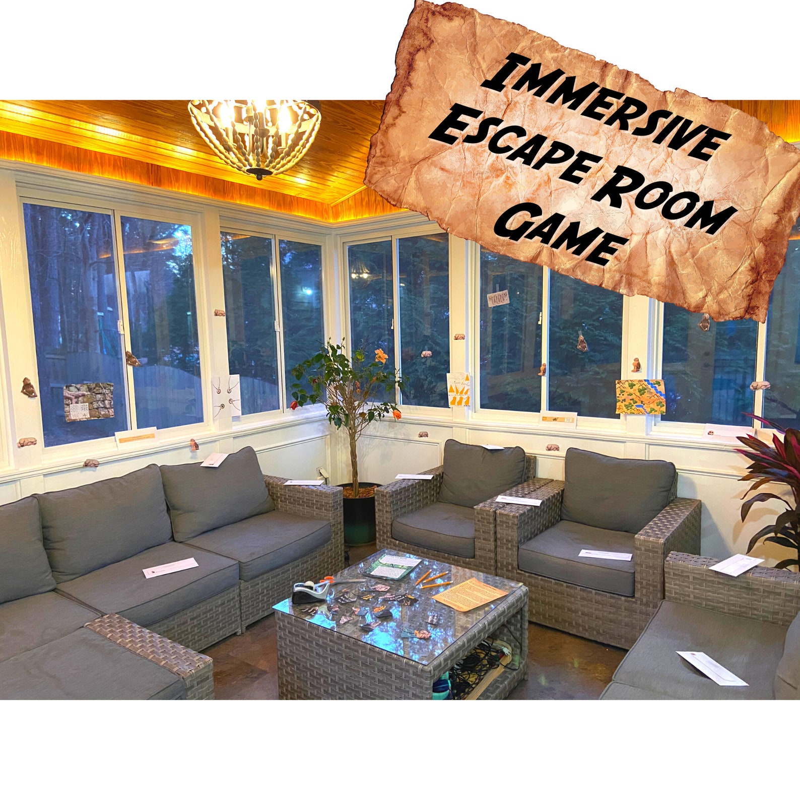 Jungle Adventure Escape Room Game. Printable Party Game in - Etsy