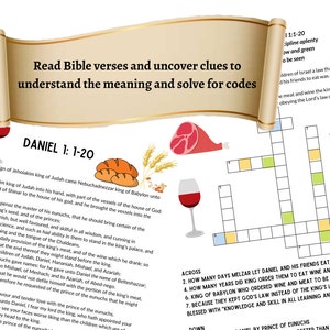 Bible Escape Room Game. Daniel in the Lions Den Kids and Family ...