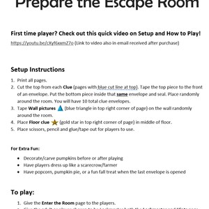 Kids Escape Room | Corn Maze Party Game | Fun Kids Escape Room Kit ...