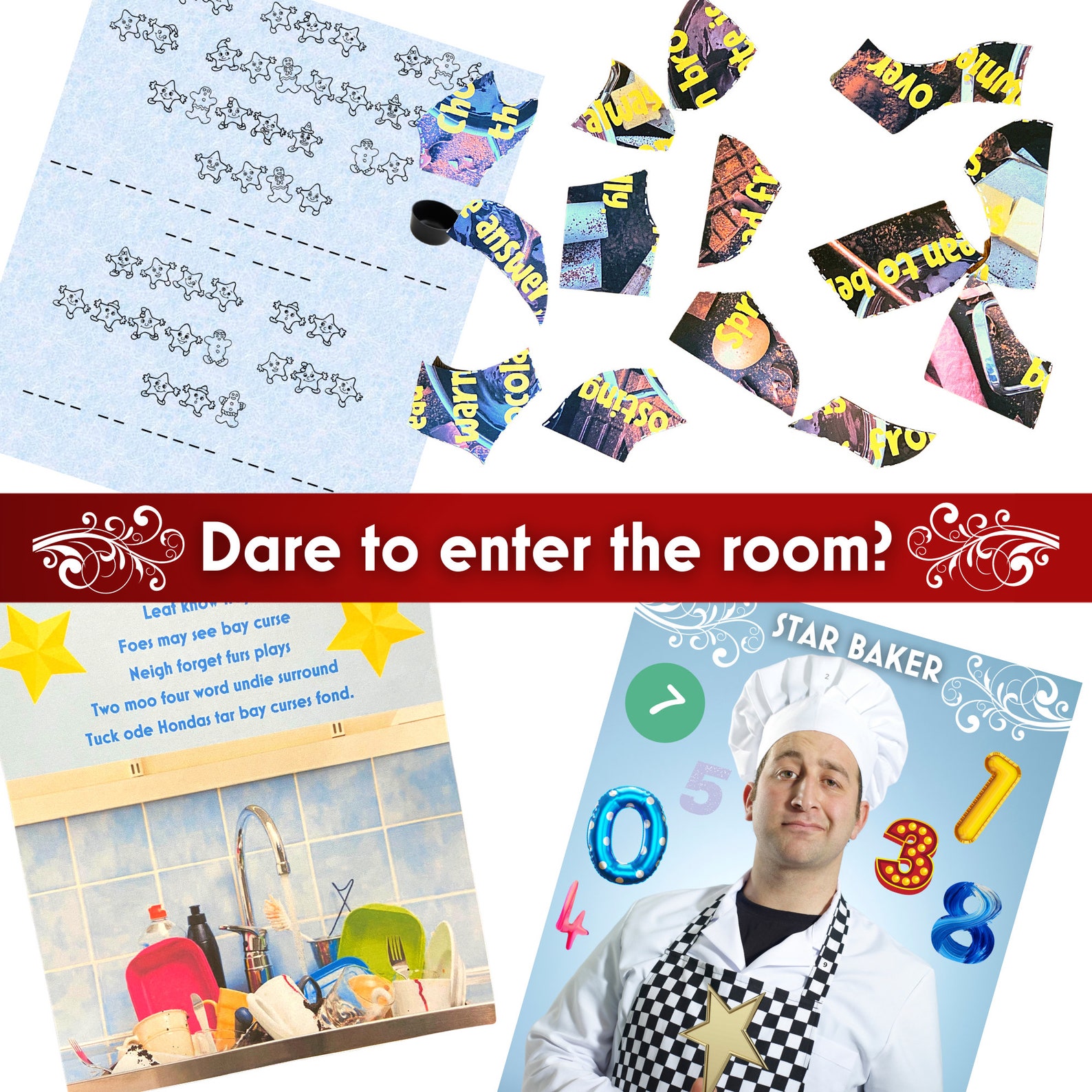 Escape Room Game. Baking Adventure Printable Party Game for - Etsy Canada
