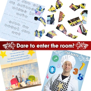 Escape Room Game. Baking Adventure Printable Party Game for Kids ...