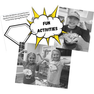 Kids Party Escape Room. Superhero Adventure Printable Party Game for ...