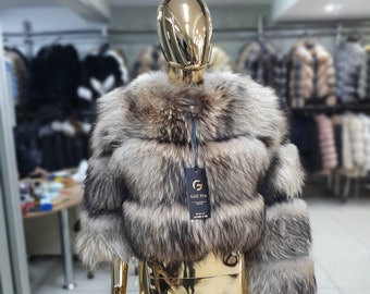 Distinctive Special Long Fox Jacket Genuine Original Fox - Etsy