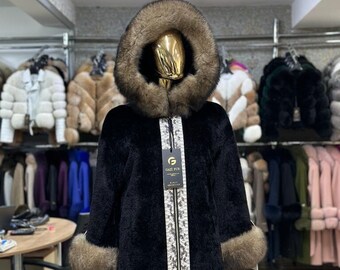 Distinctive Special Long Fox Jacket Genuine Original Fox - Etsy