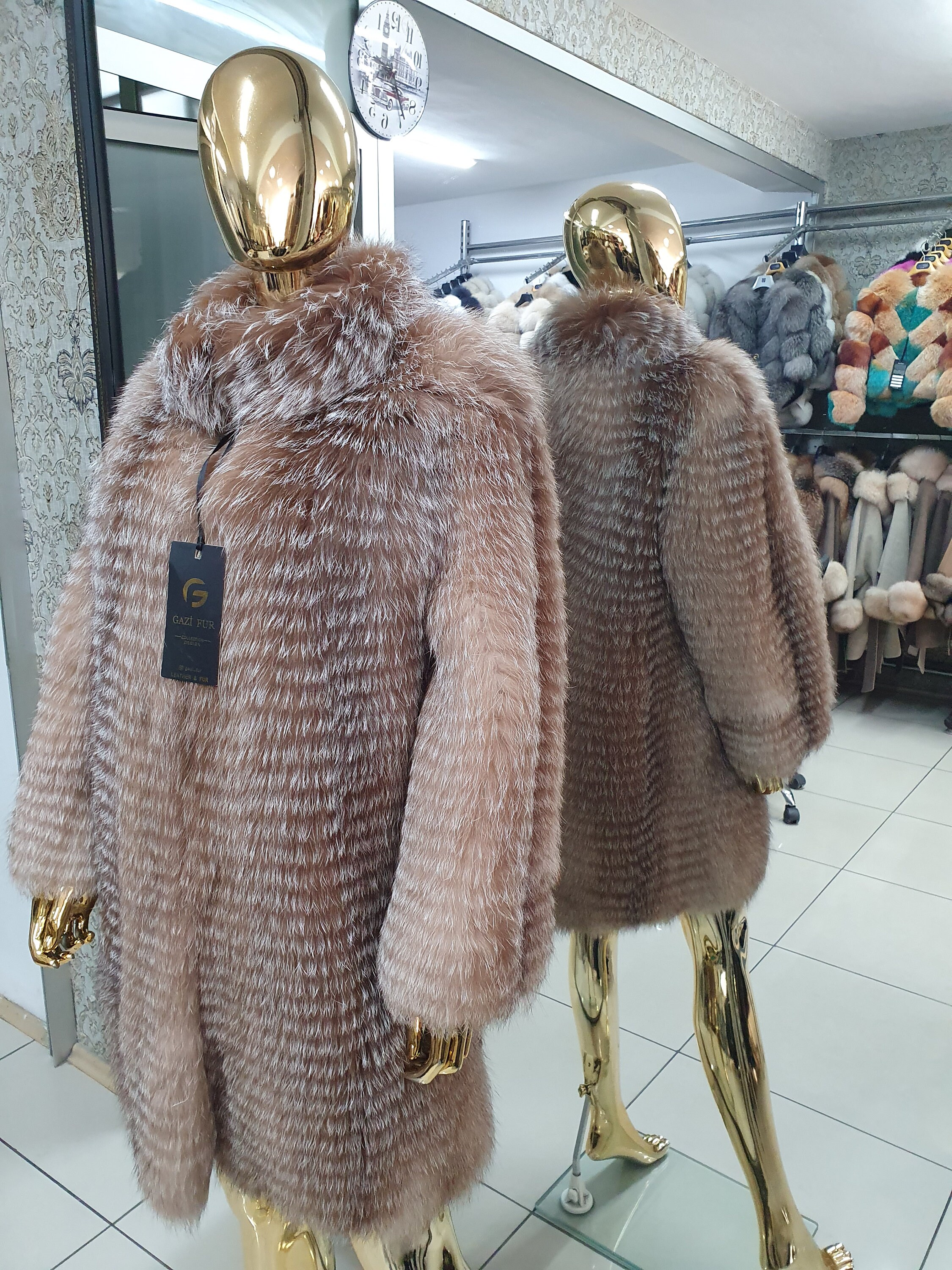 Distinctive Special Long Fox Jacket Genuine Original Fox - Etsy