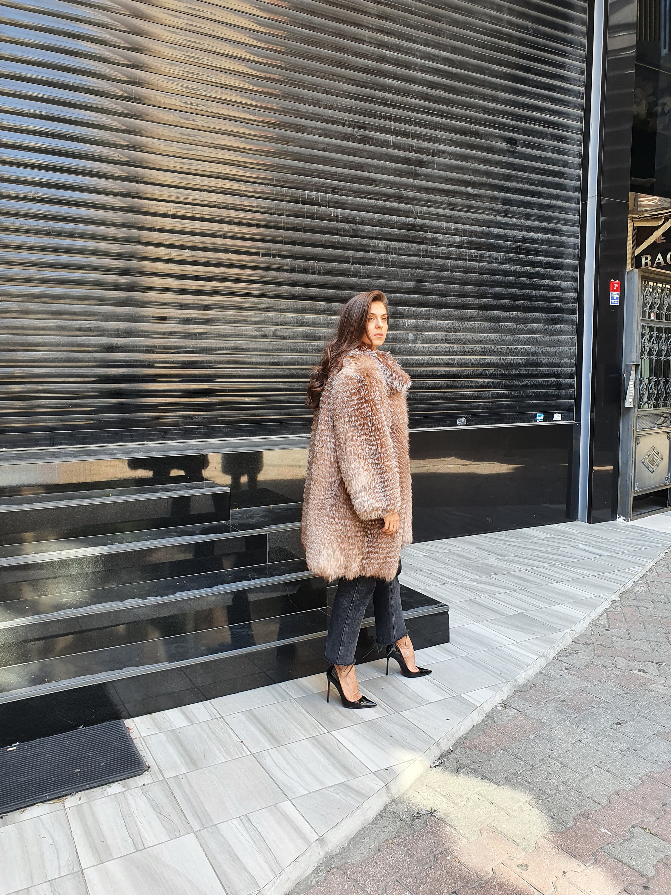 Distinctive Special Long Fox Jacket Genuine Original Fox - Etsy