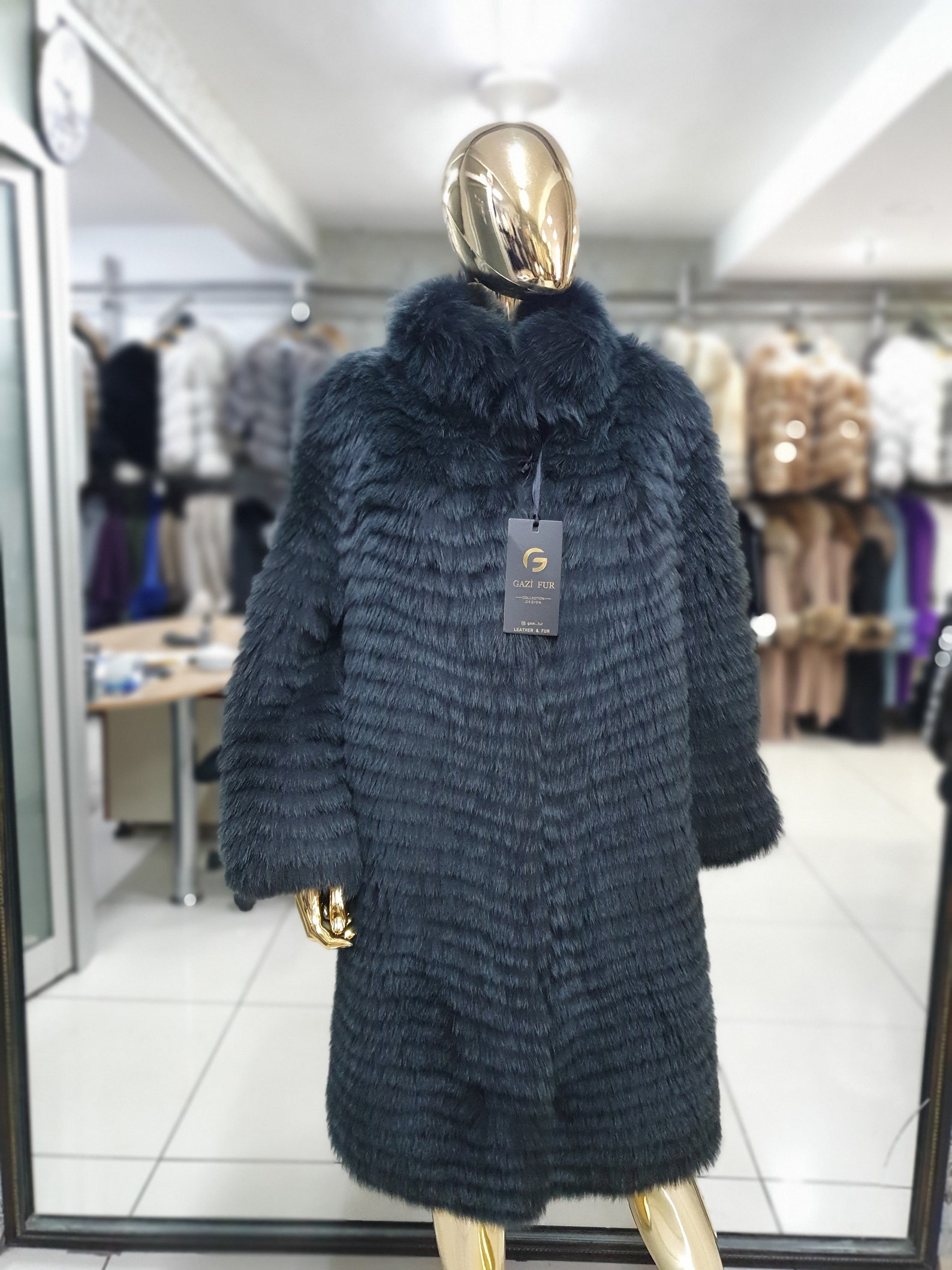 Distinctive Special Long Fox Jacket Genuine Original Fox - Etsy