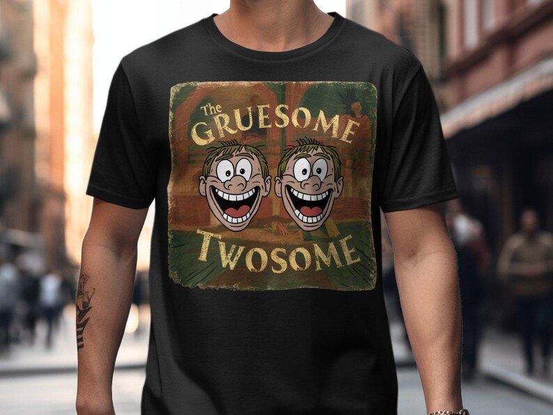 The Gruesome Twosome T-shirt - Etsy